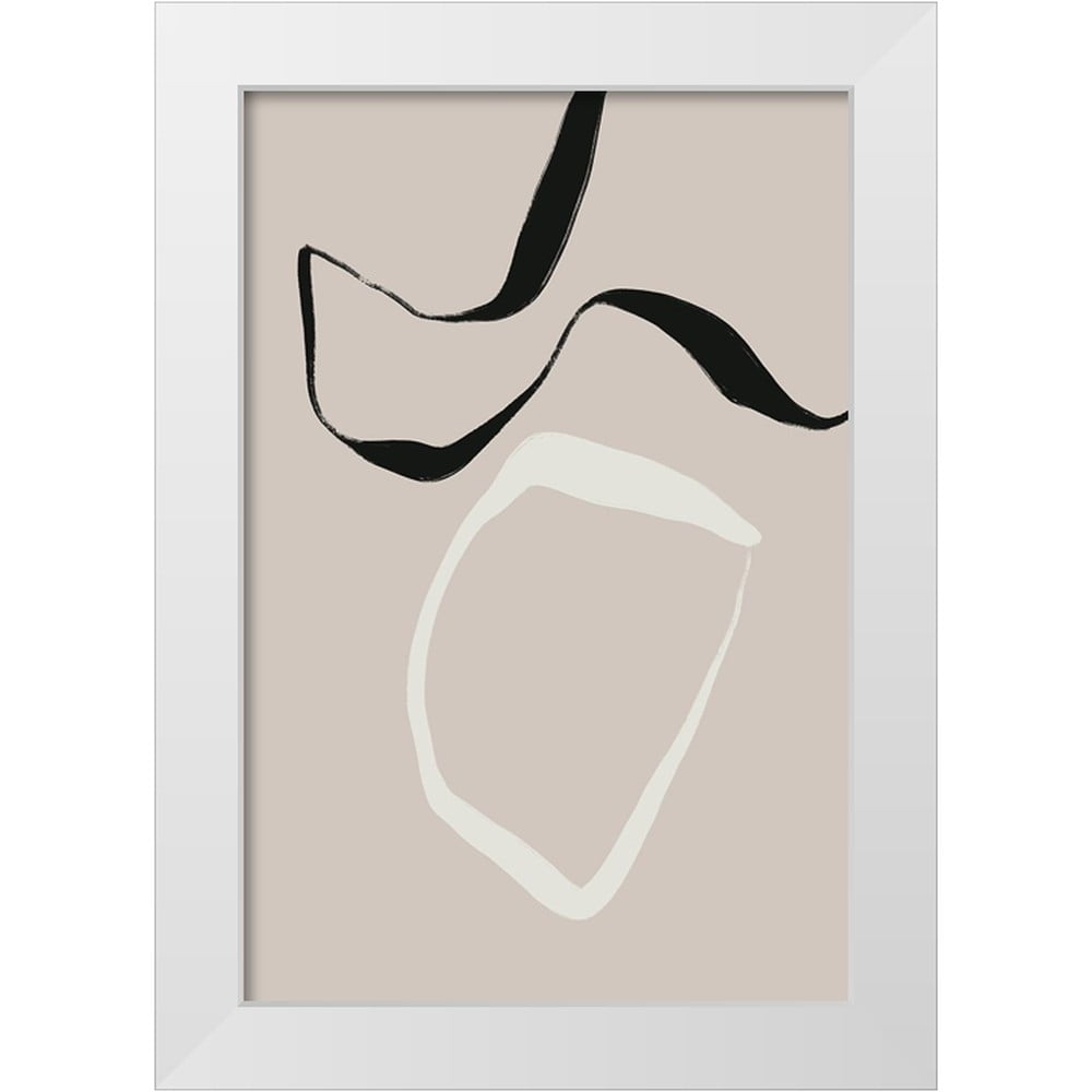 Uplusmestudio 23x32 White Modern Wood Framed Museum Art Print Titled - Simply Here - Walmart.com