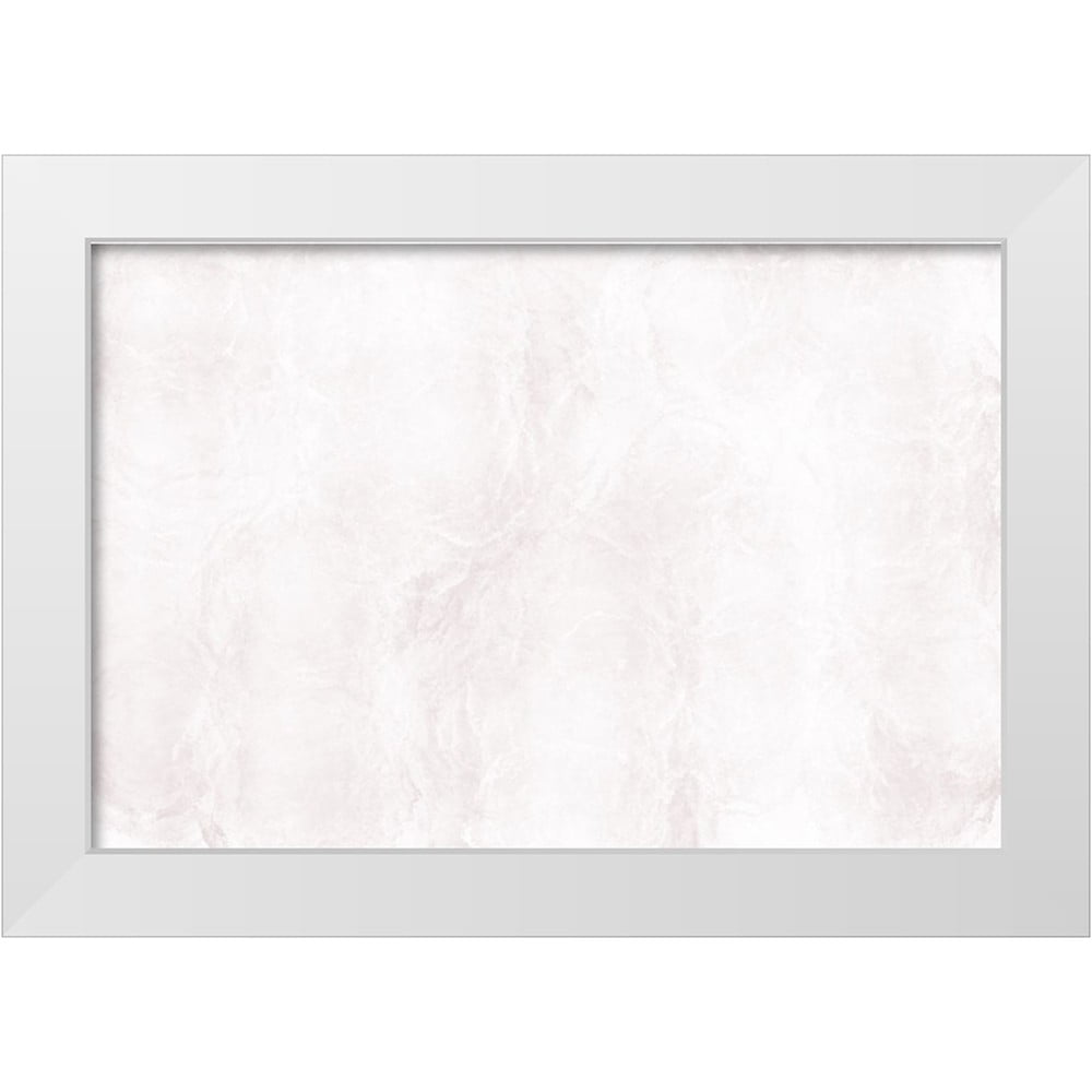 Uplusmestudio 24x17 White Modern Wood Framed Museum Art Print Titled - Soft Texture No 1 ...