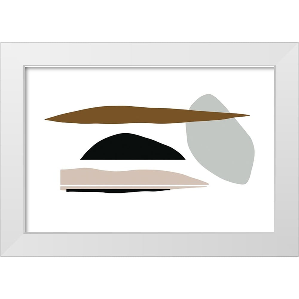 Uplusmestudio 32x23 White Modern Wood Framed Museum Art Print Titled - All Mine - Walmart.com