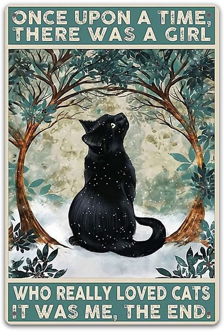 Once Upon A Time There was A Girl Who Really Loved Cats Poster, Cats ...