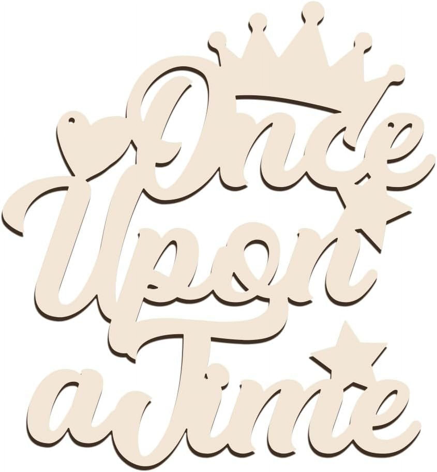 Once Upon a Time Wooden Sign Once Upon a Time Decorative Sign Wood ...