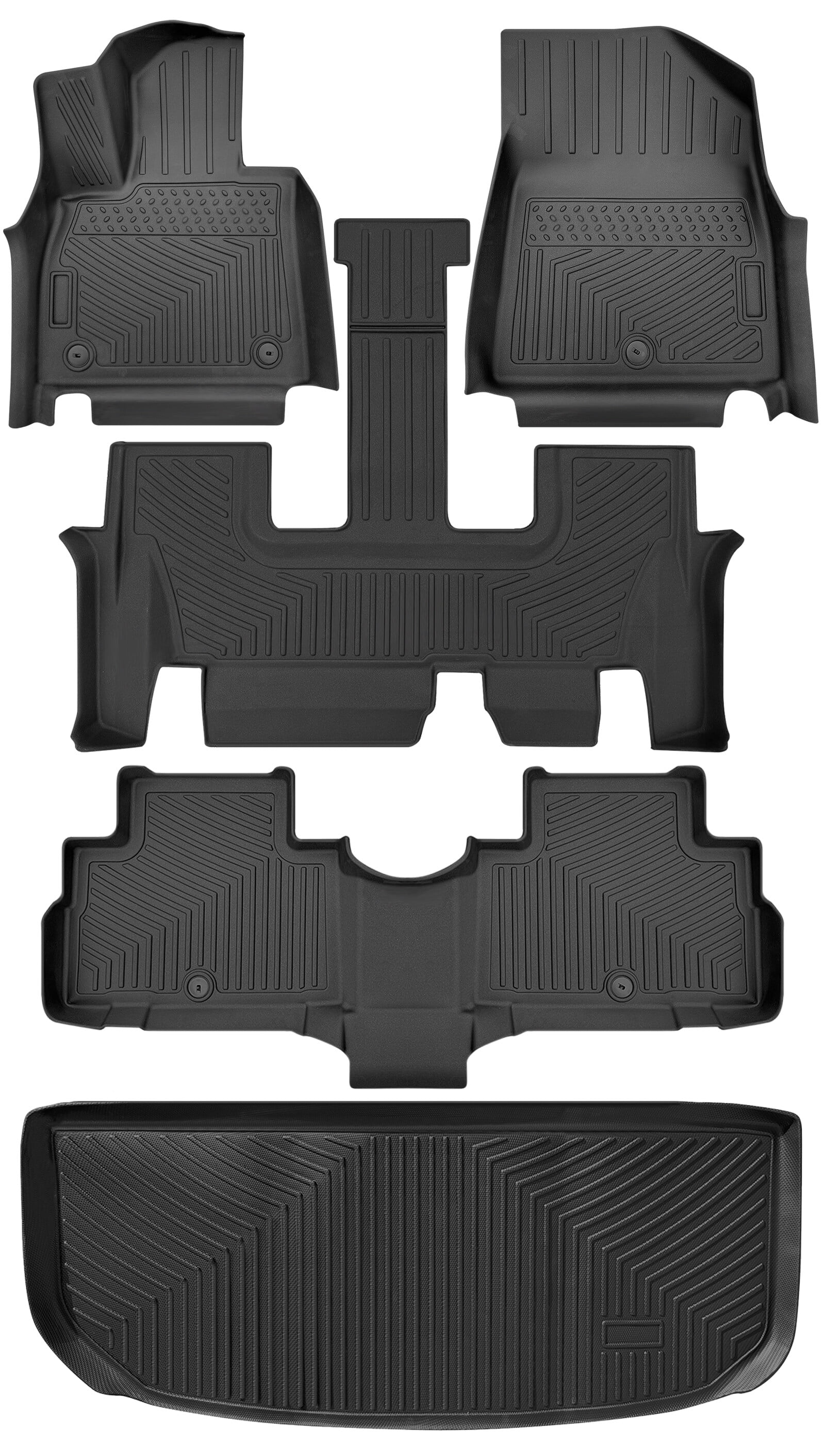 Uposao 5PCS Car Floor Mats Car Carpet Mats Anti Slip Foot Mats Auto ...