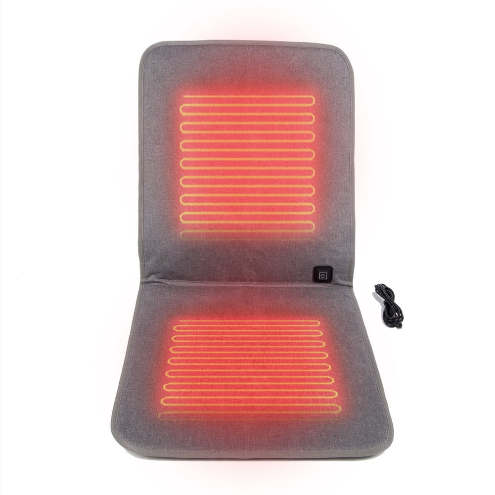 Uposao Heated Chair Cover, USB Electric, 3 Temp Adjustments, for Home ...