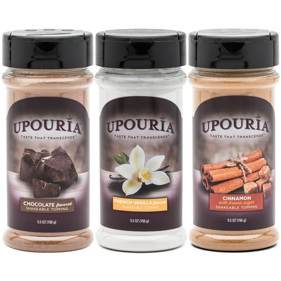 Upouria Coffee Topping Variety BCF26 Pack - Chocolate, Cinnamon with ...