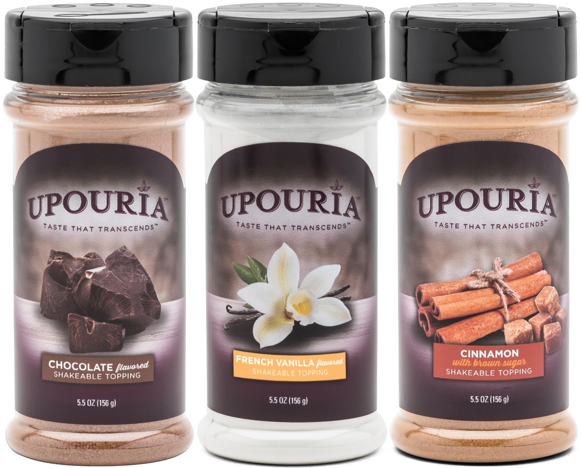 Upouria Coffee Topping Variety KEF28 Pack - Chocolate, Cinnamon with ...