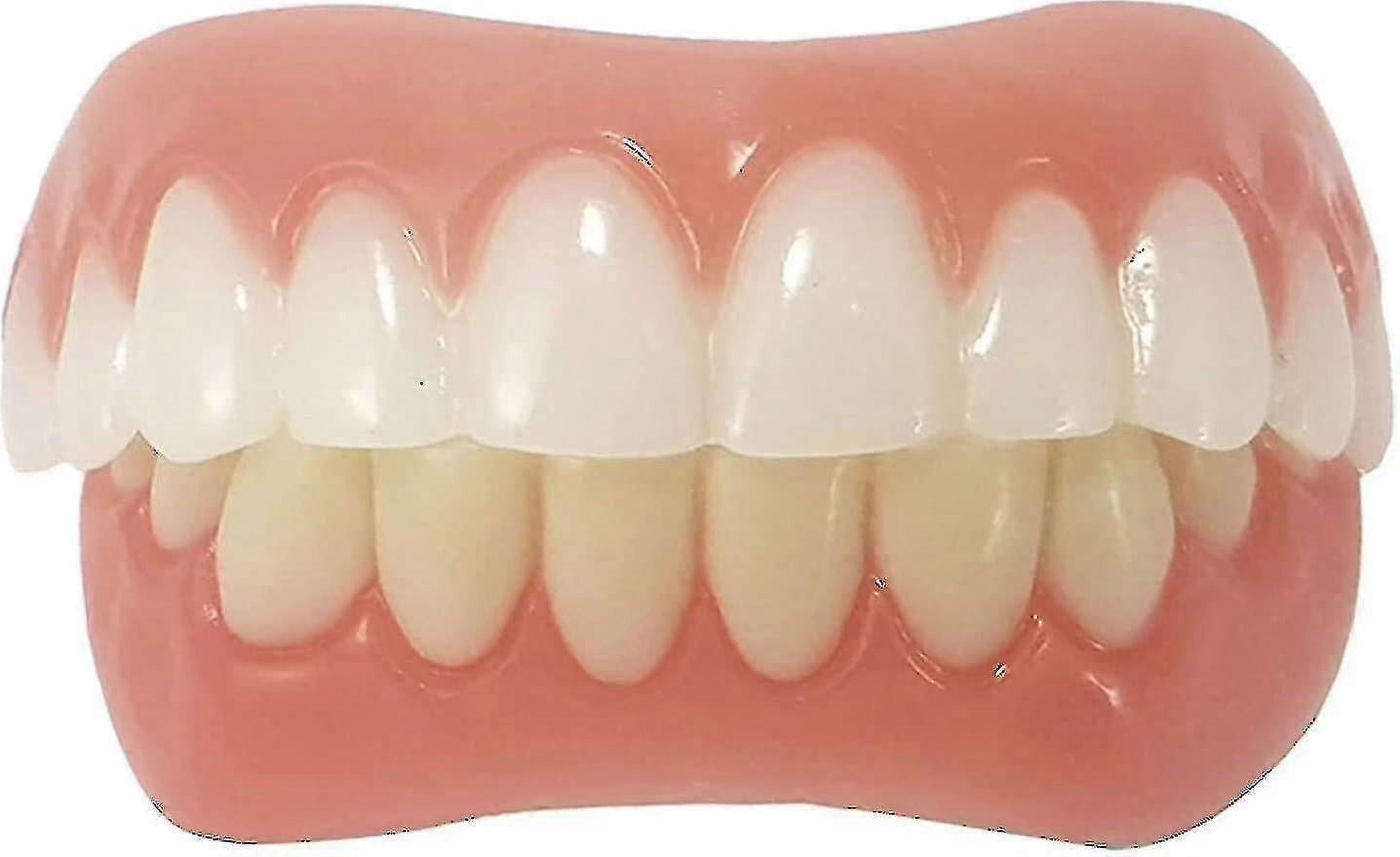 Upper And Lower Veneer Dentures For Women And Men Fake Teeth Natural ...