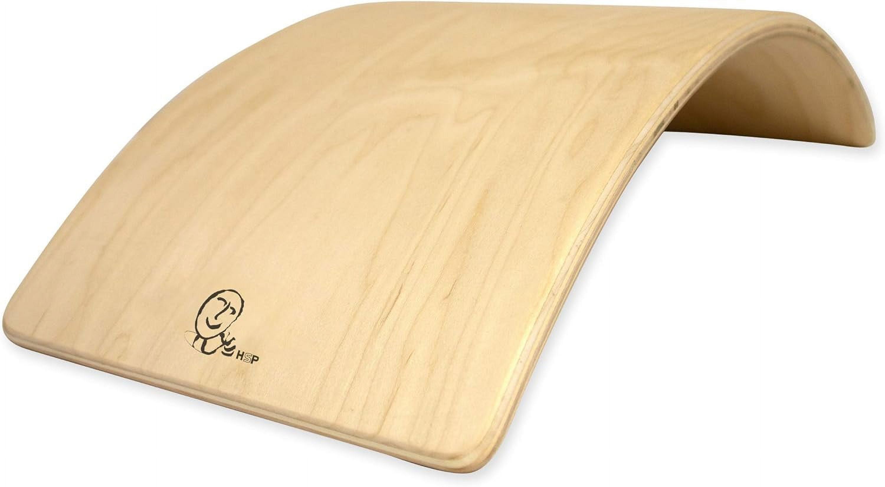 Upper Back Bolster Wooden Pillow | Back Bend Stretcher for Spinal ...