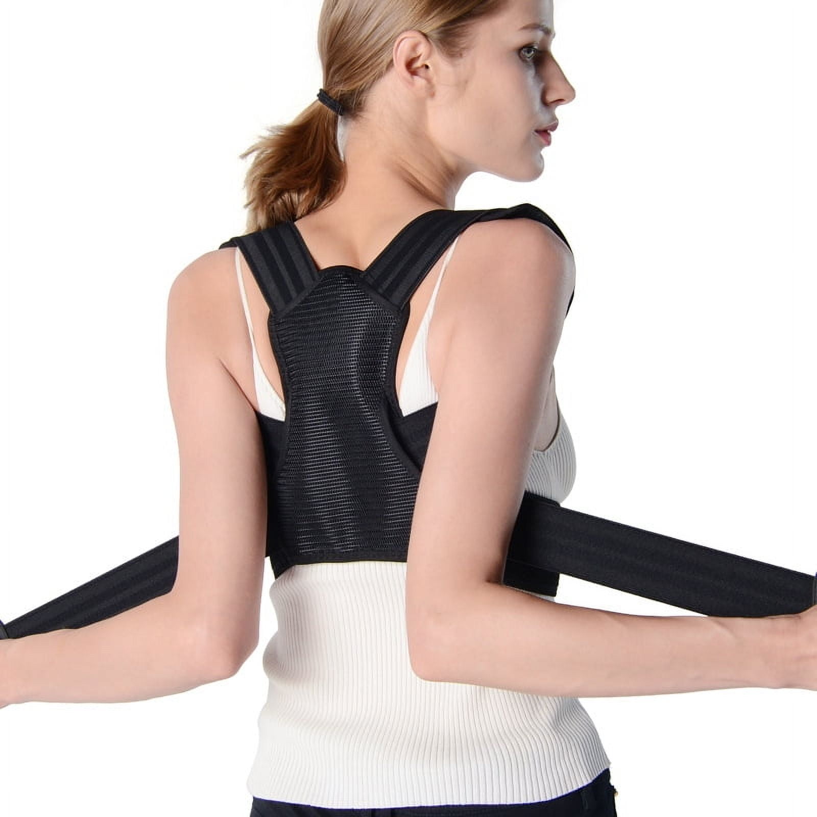 Upper Back Brace Adjustable Back Straighter for Kids, Posture Corrector ...