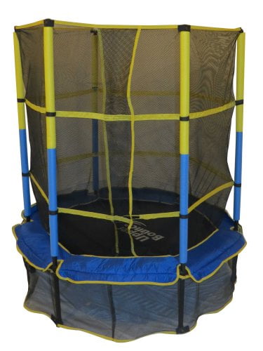 Upper Bounce 55" Kiddy Trampoline and Enclosure Set – Drop-Click Easy ...