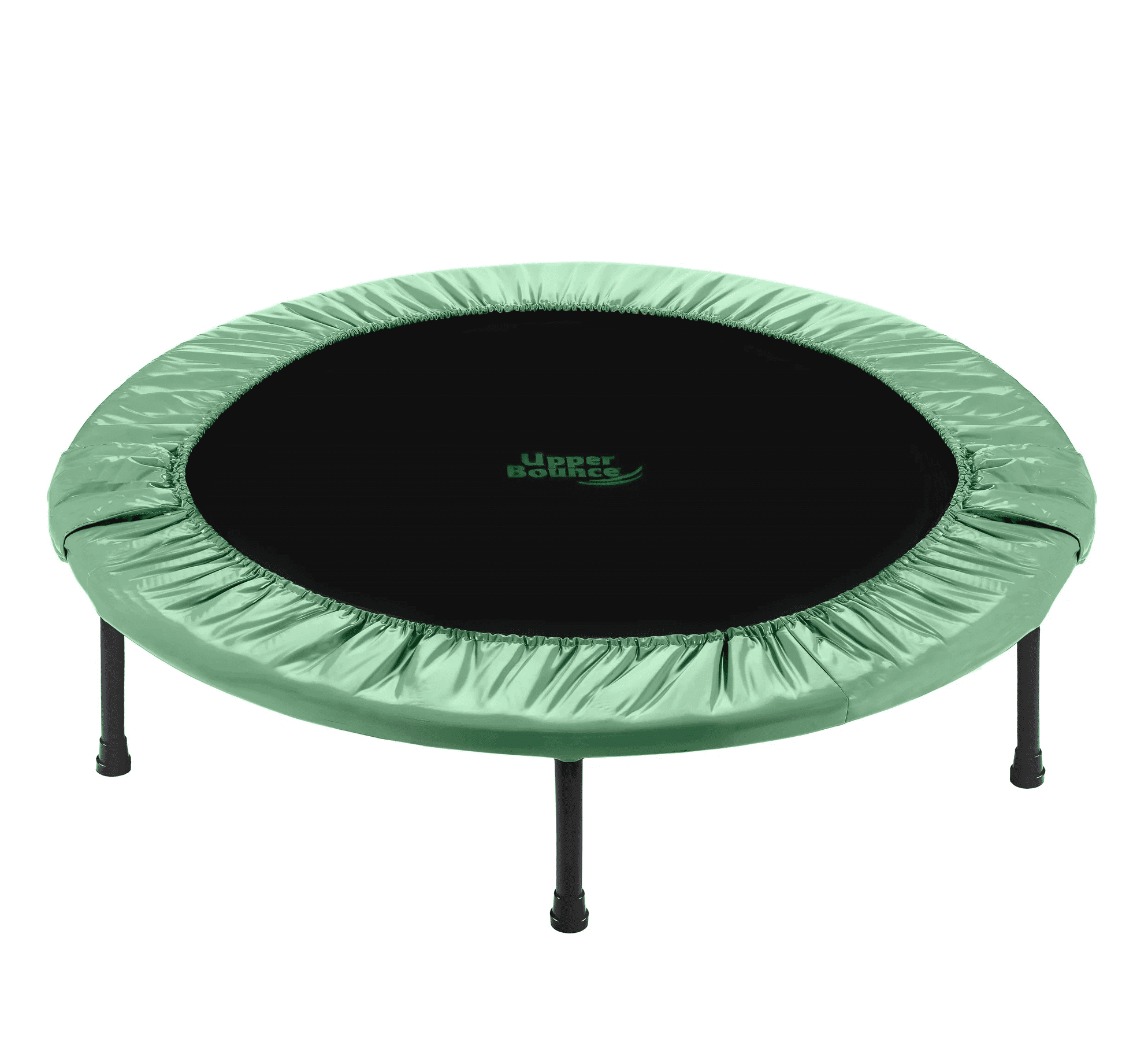 Upper Bounce Mini Fitness Trampoline - 44" Compact Foldable Rebounder ...