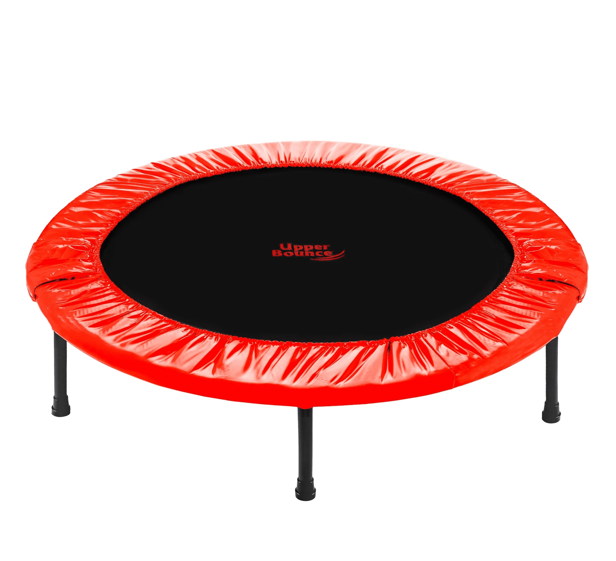Upper Bounce Mini Fitness Trampoline - 44" Compact Foldable Rebounder ...