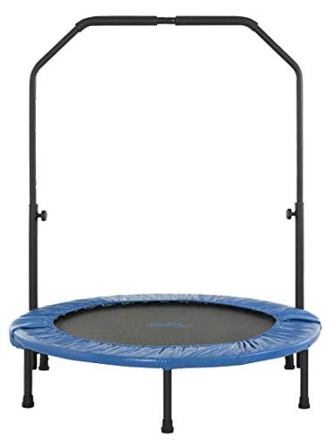 Upper Bounce Mini Trampoline - Round Foldable Rebounder Fitness ...