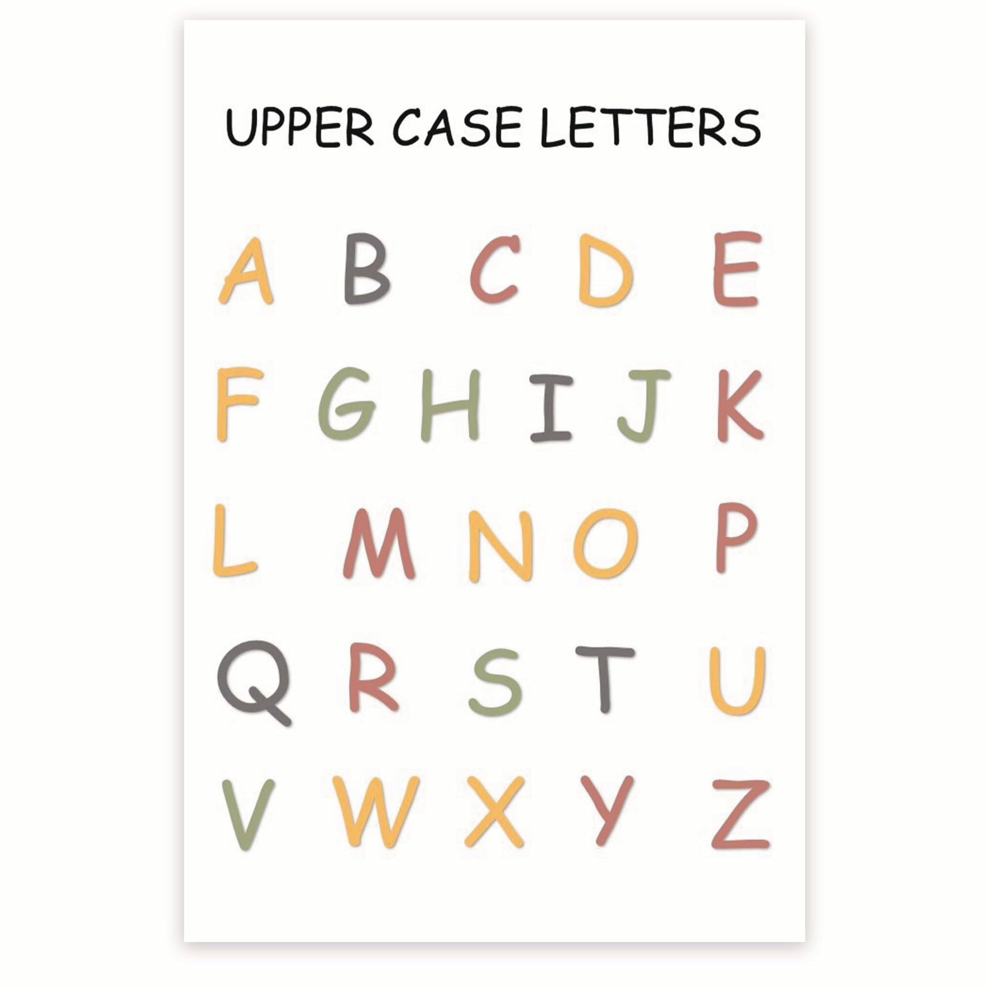 Upper Case Letters Alphabet Classroom - Learn Letters - Learn The ...