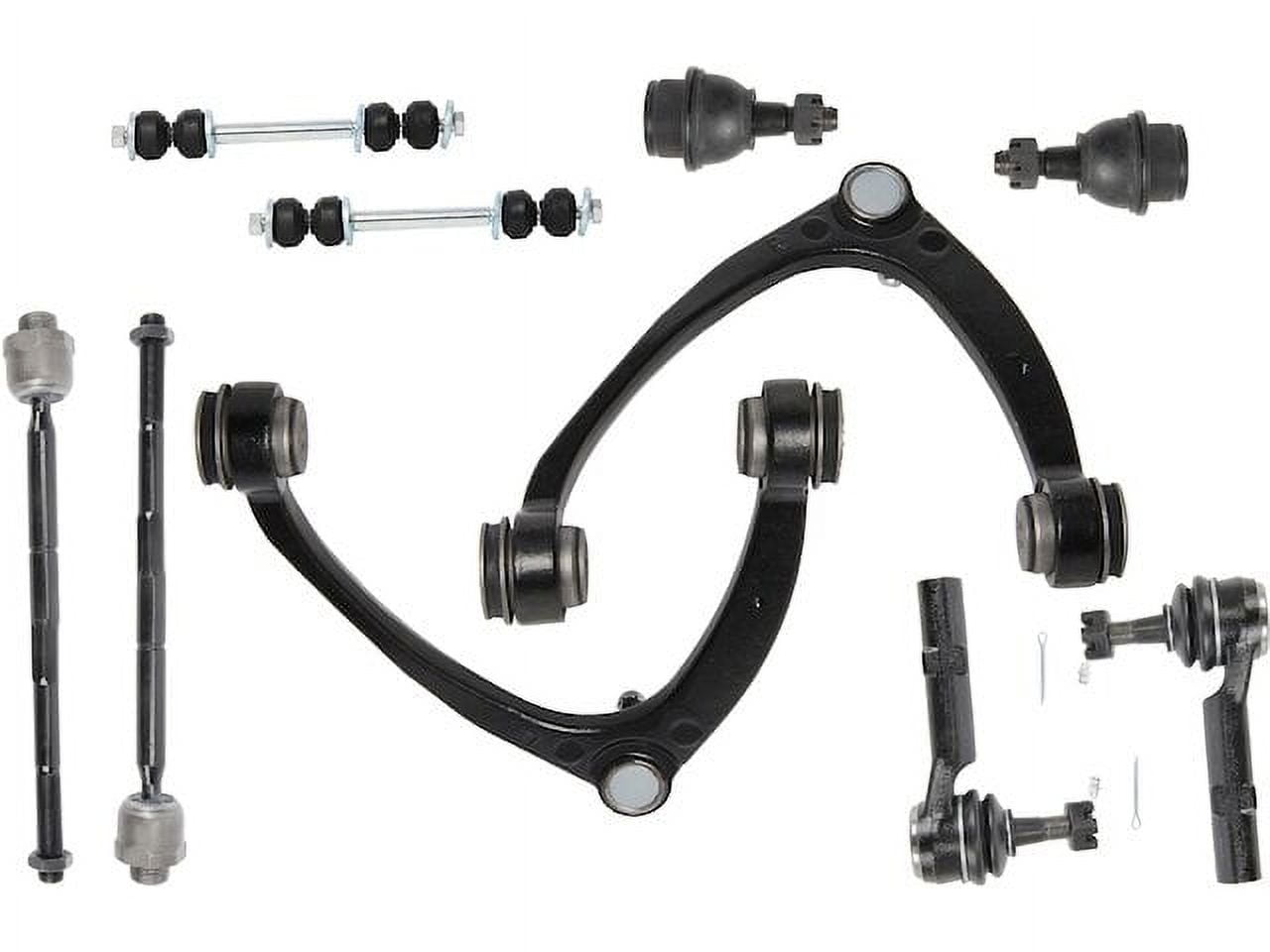 Upper Control Arm Ball Joint Tie Rod and Sway Bar Link Kit - Compatible ...