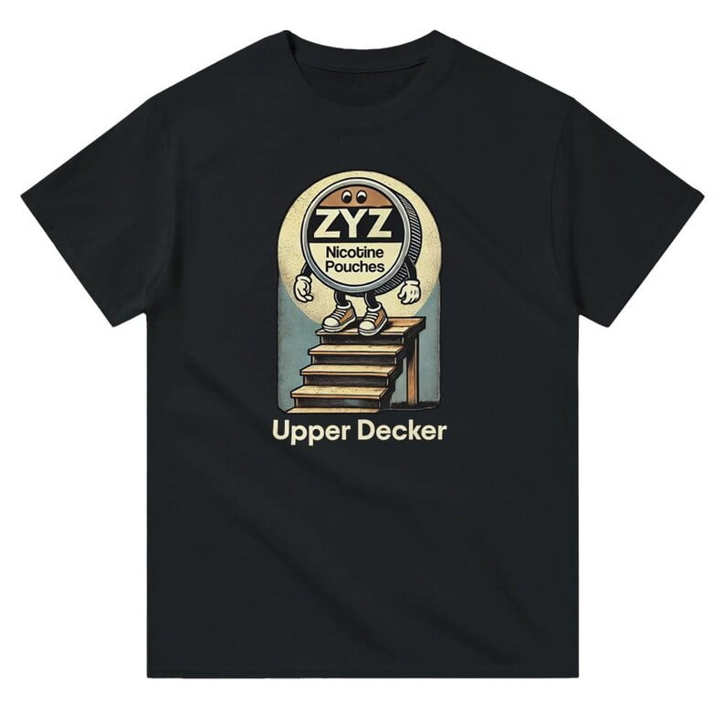 Upper Decker ZYZ Cartoon Vintage Tee (zyn nicotine pouches knock-off) - Walmart.com