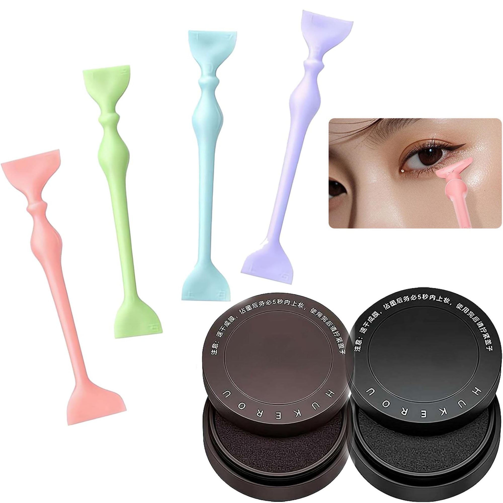 Upper Eyeliner Stamp, Waterproof Winged Tip Eyeliner Stencils Eyeliner ...
