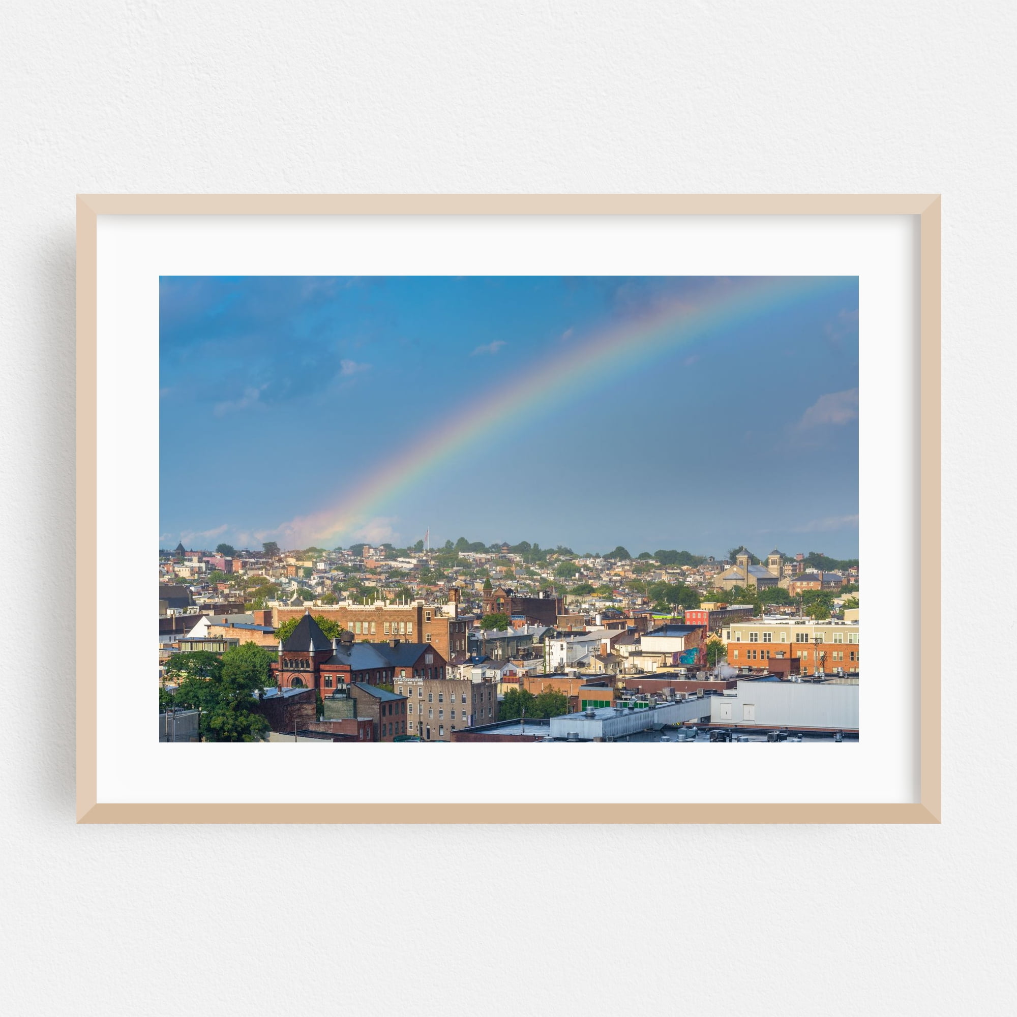 Upper Falls Rainbow - Baltimore Maryland Photography City Skyline ...
