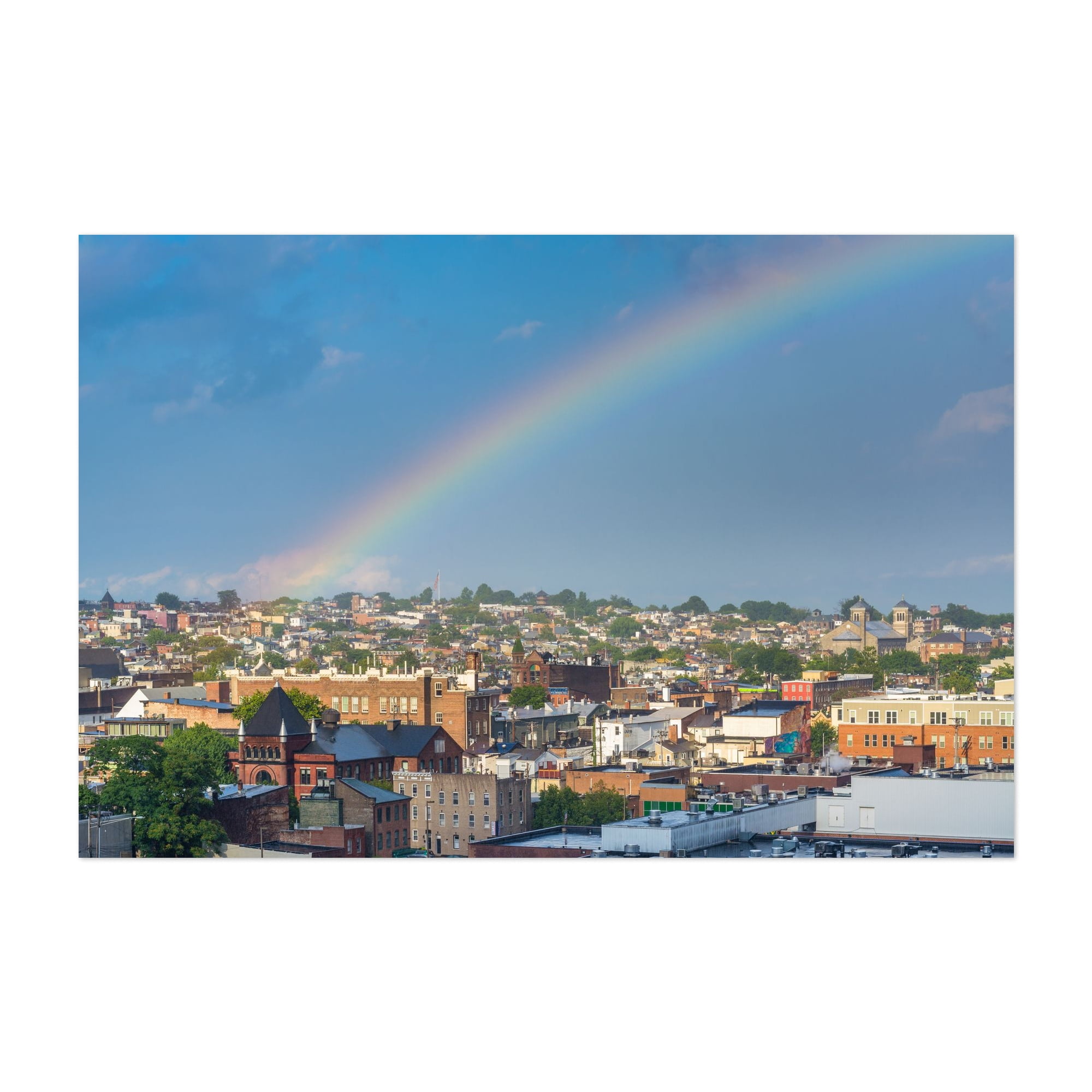 Upper Falls Rainbow - Baltimore Maryland Photography City Skyline ...