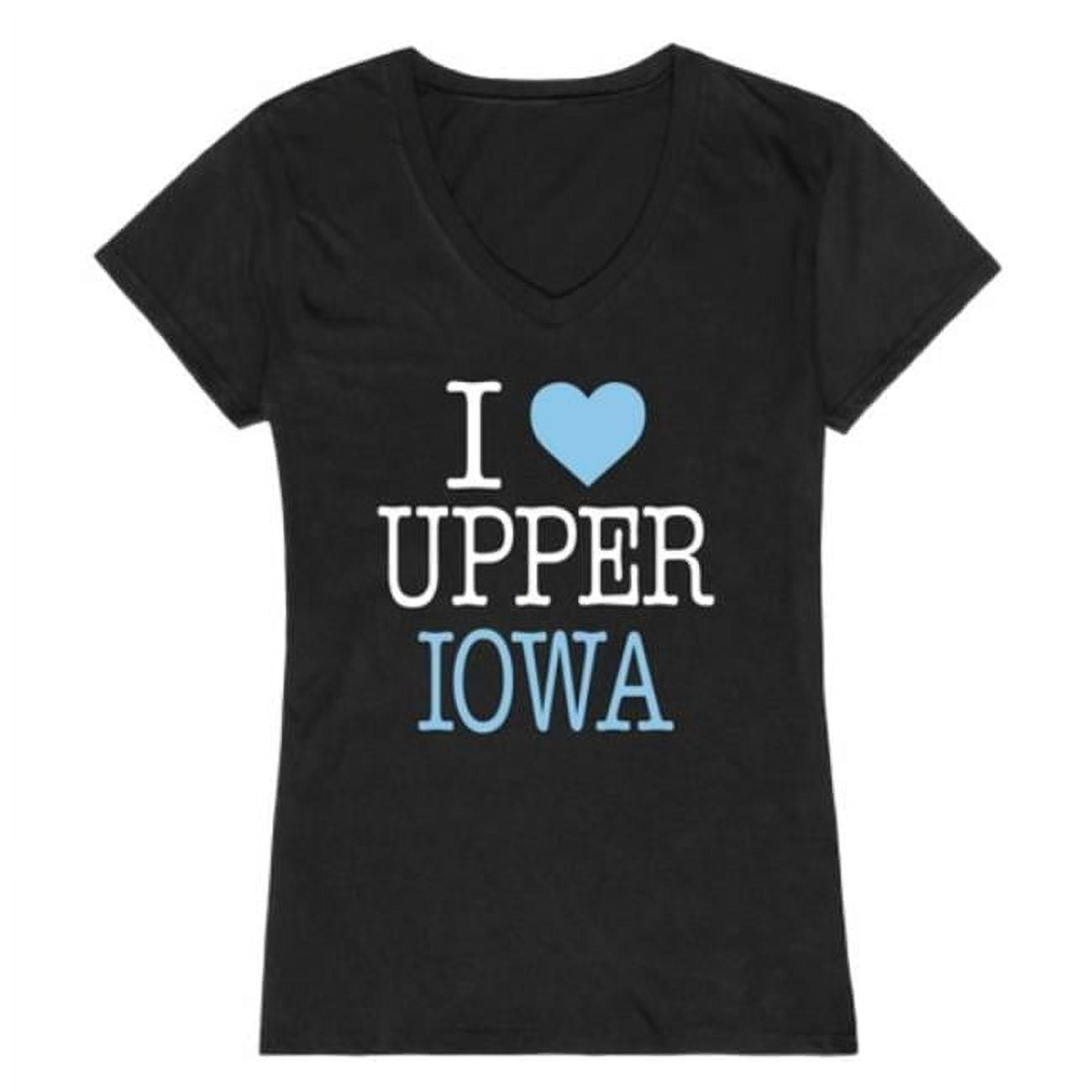 Upper Iowa University Peacocks I Love Women T-Shirt, Black - Small ...
