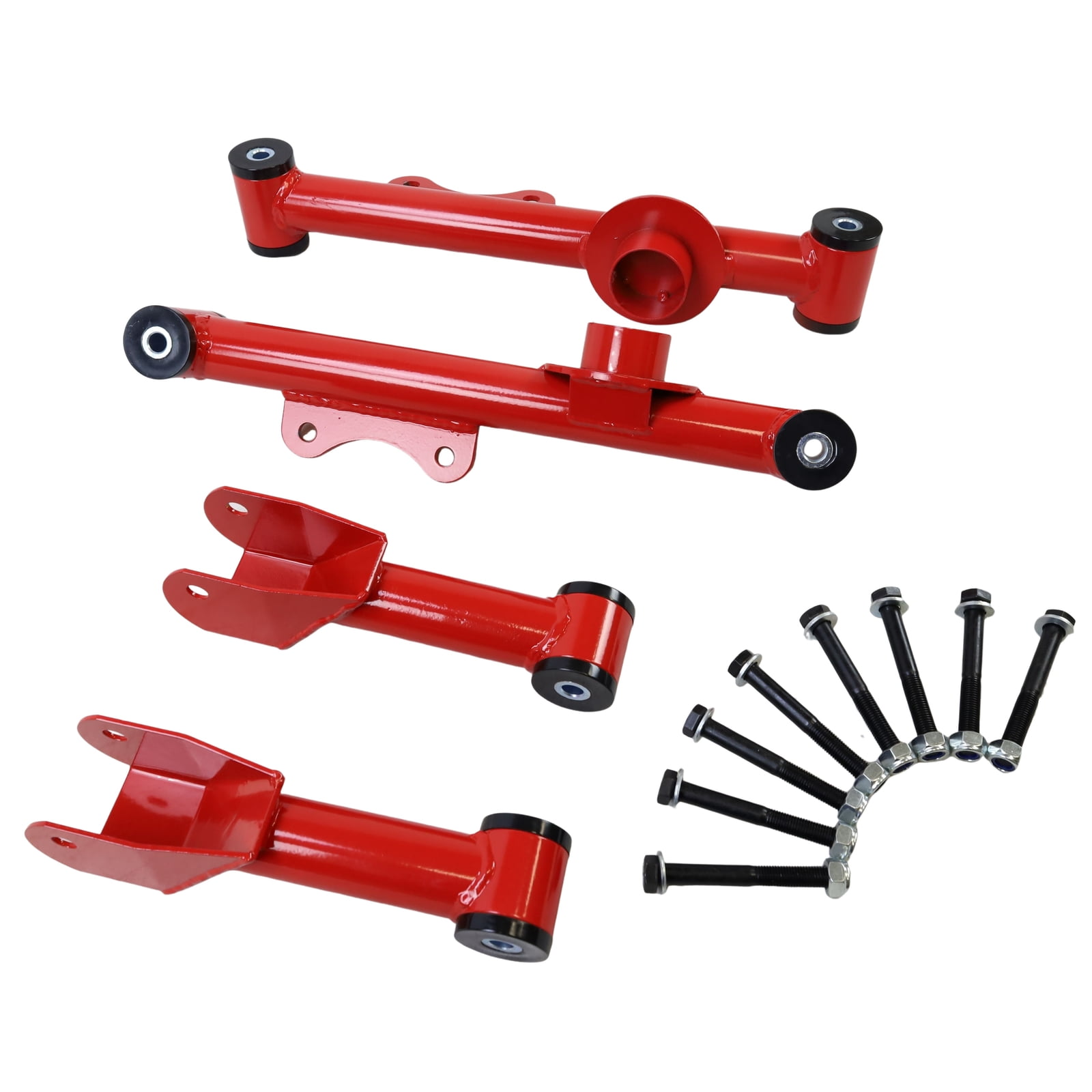 Upper + Lower Rear Tubular Control Arms w/ Hardware For Ford Mustang ...