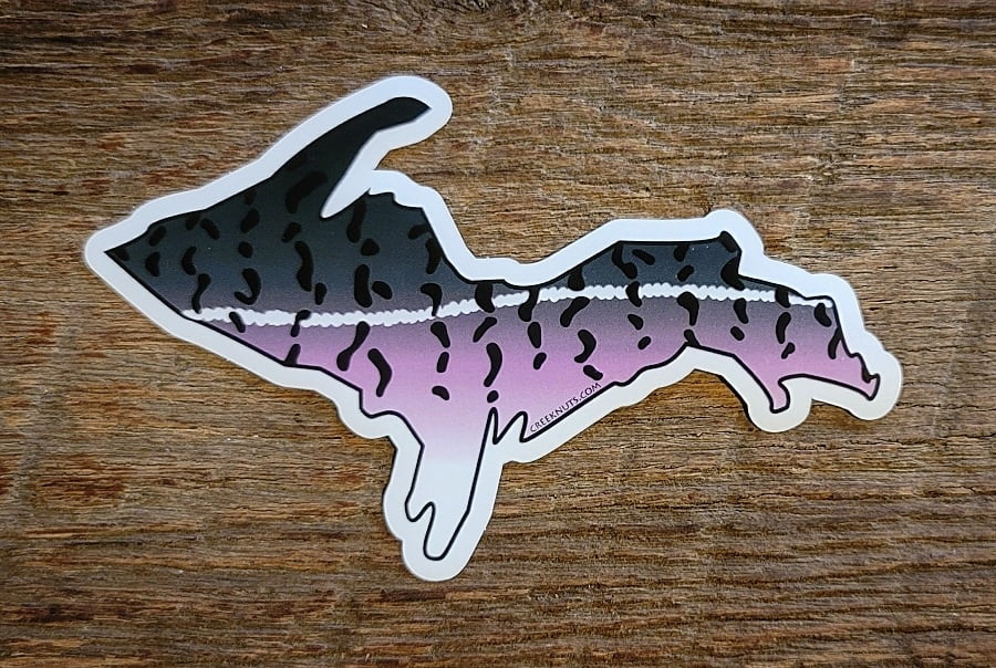 Upper Peninsula Coho Salmon Skin Sticker Decal - Walmart.com