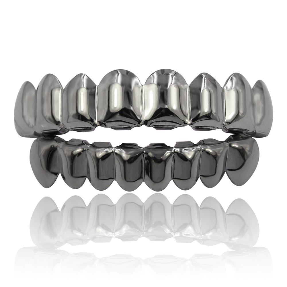 Upper/lower Or Set New Hip Hop Teeth Grillz Set Dental Grills Jewelry ...