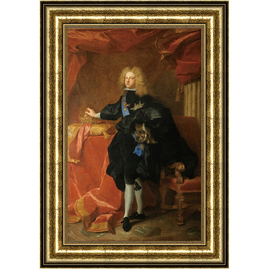 UpperPin Inc. Philip V, King of Spain (1683-1746) by Hyacinthe Rigaud, Giclee Print Oil Painting ...