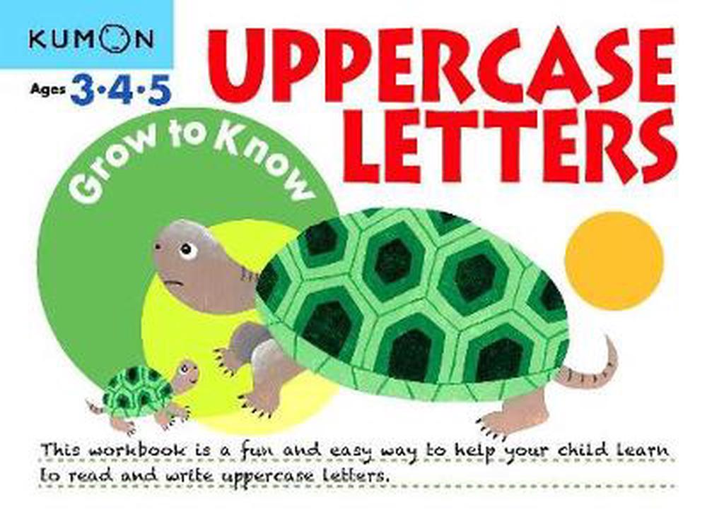Uppercase Letters Ages 3-5 -- Kumon Publishing - Walmart.com