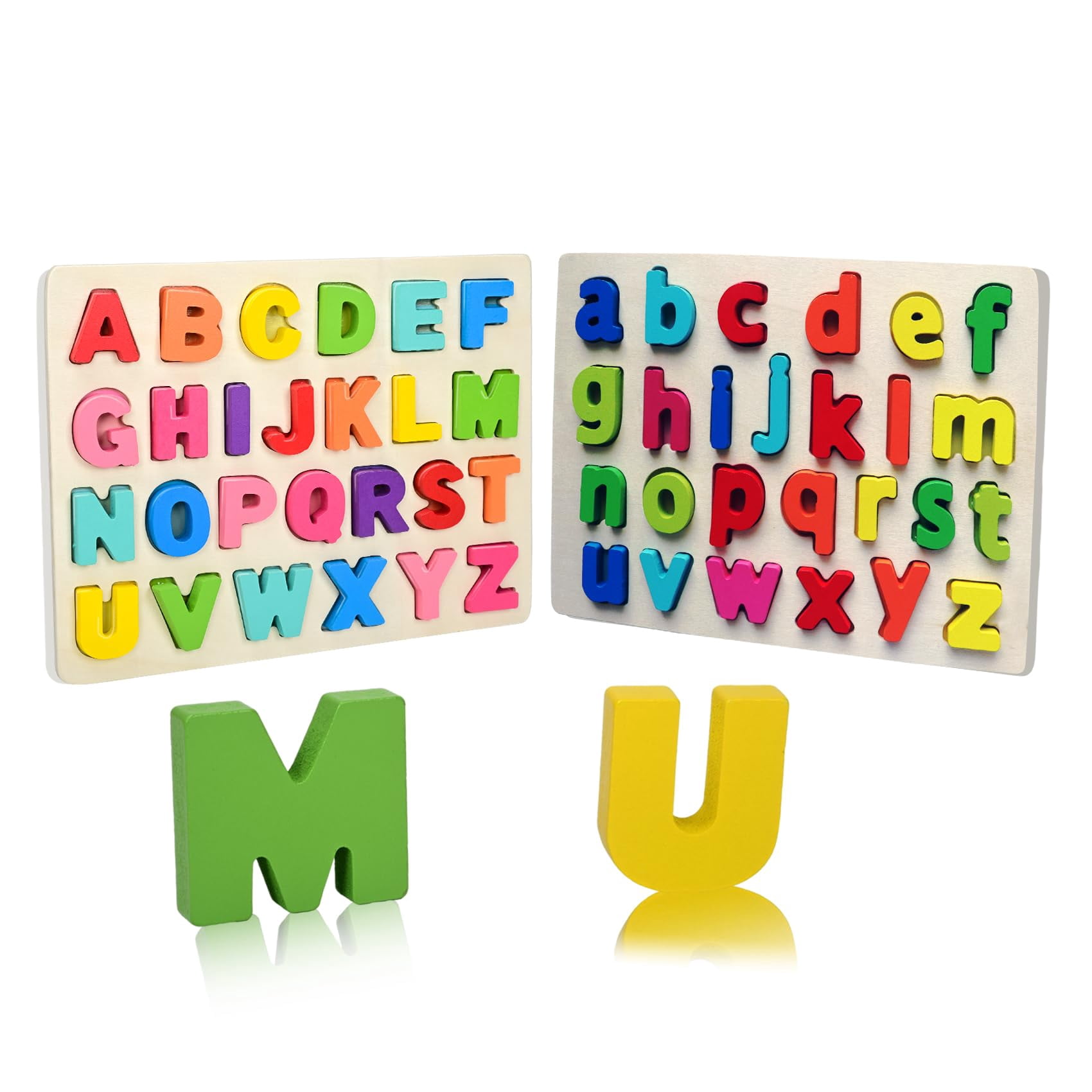 Uppercase and Lowercase Letters， TSF6 Puzzles for Toddlers, ABC ...