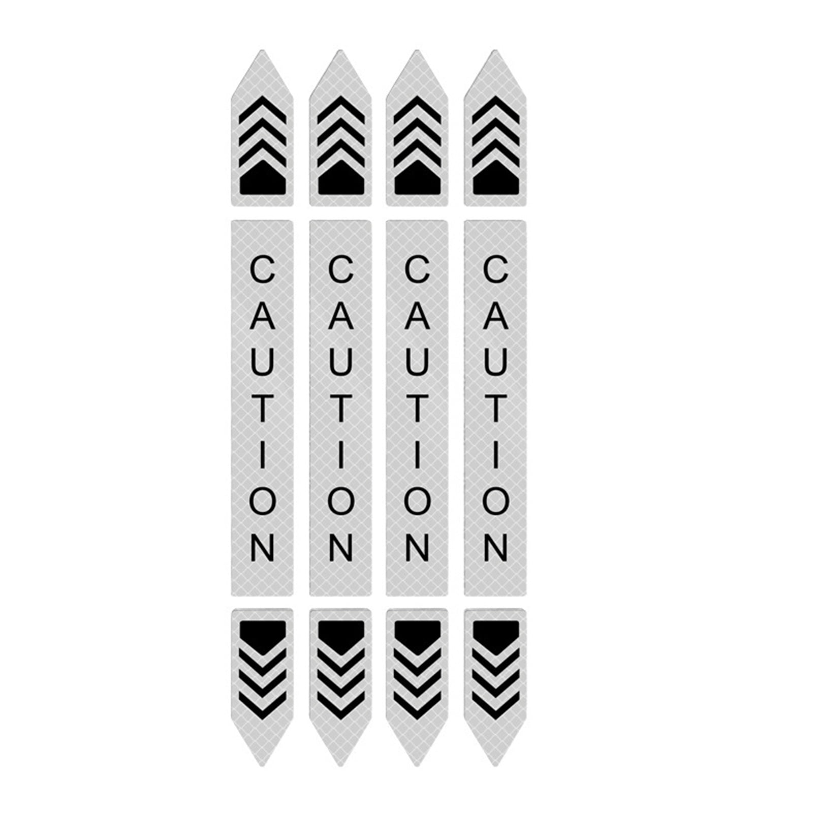 Uprgades Nighttime Safety Car Door Reflective Strips Decorative ...