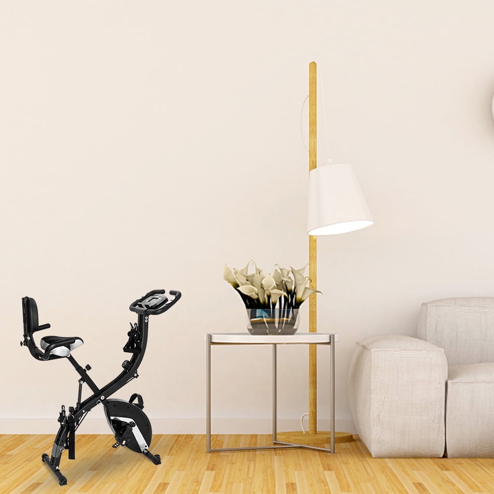 Upright Exercise Bike with Pre-Assembled Exercise Monitor, Indoor ...