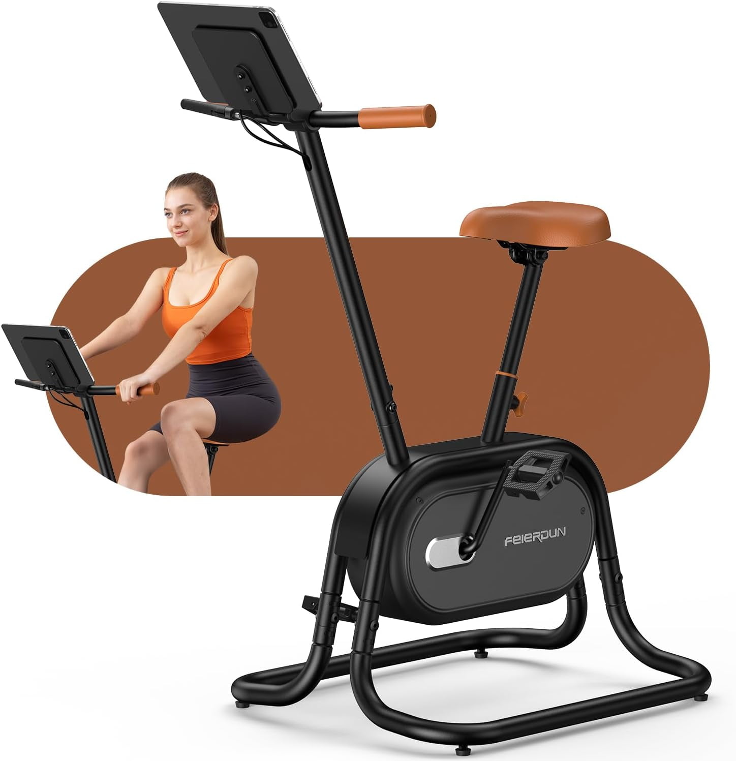 Upright Exercise Bike, Smart Indoor Bike, Light Sport with Smart Bluetooth, Exclusive App ...