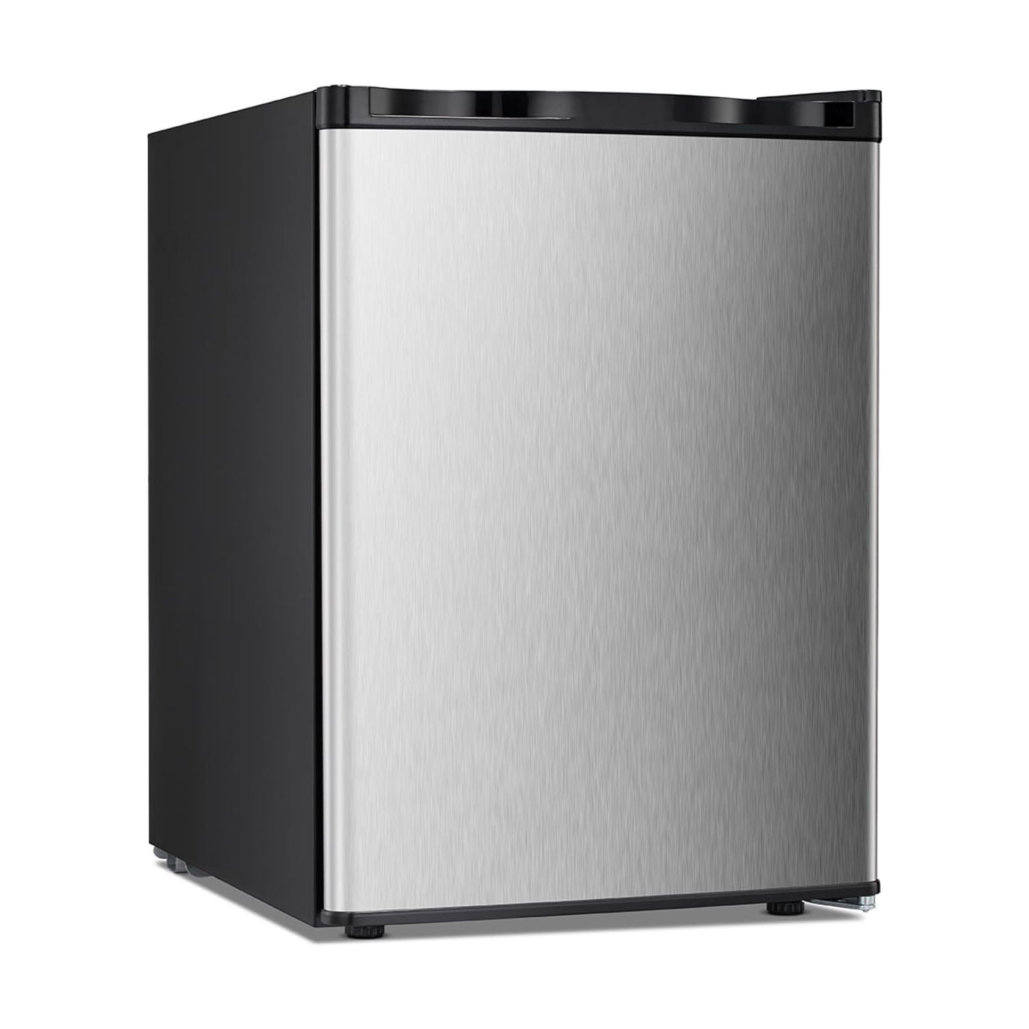 Upright Freezer 2.1 Cubic Feet Compact Freezing Machine Stainless Steel ...
