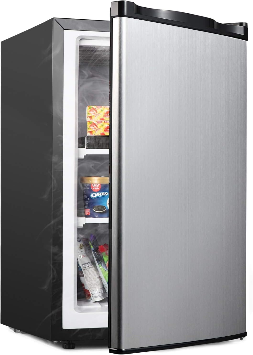 Upright Freezer - 3.0 Cubic Feet Compact Reversible Single Door Table ...