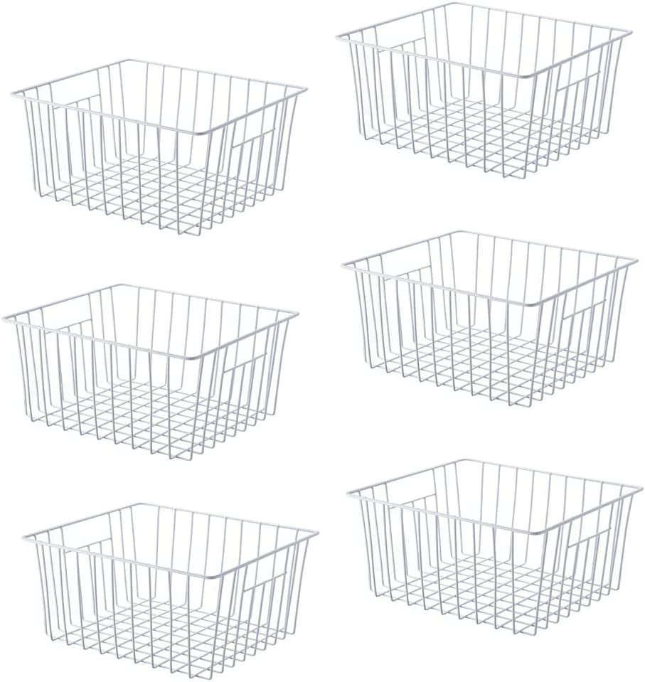 Upright Freezer Organizer Bins， Freezer Baskets for 14, 15 cu.ft ...