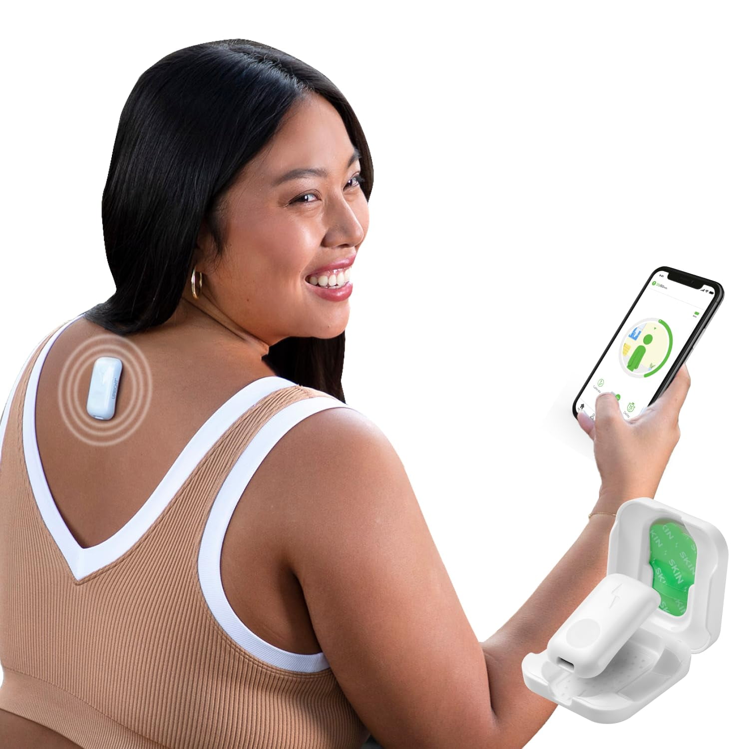 Upright GO-2 Posture Trainer & Corrector, Strengthens Back Muscles and Alerts for Slouching ...
