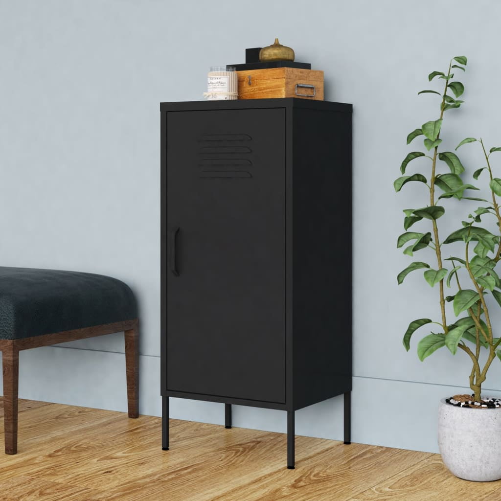 Upright Storage Cabinet, Steel Storage Cabinet with 2 Adjustable ...