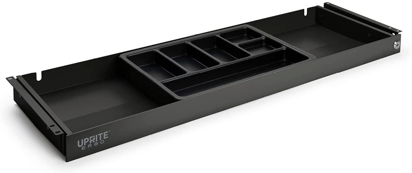 Uprite Ergo Under Desk Organizer, Pen & Pencil Drawer for Adjustable ...