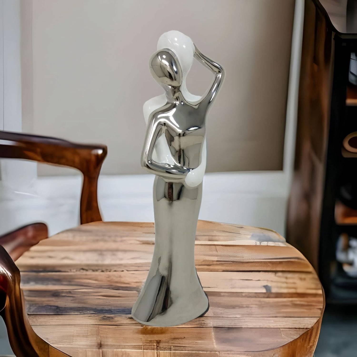 Upscale Extra Tall 27cm Beautiful Love Couple Showpiece Artefact Statue ...