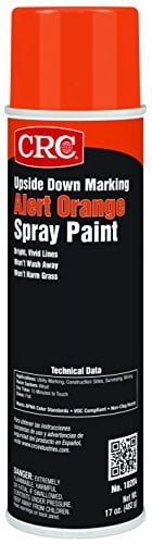 Upside Down Marking Paints-Alert Orange, 17 Wt Oz - Walmart.com