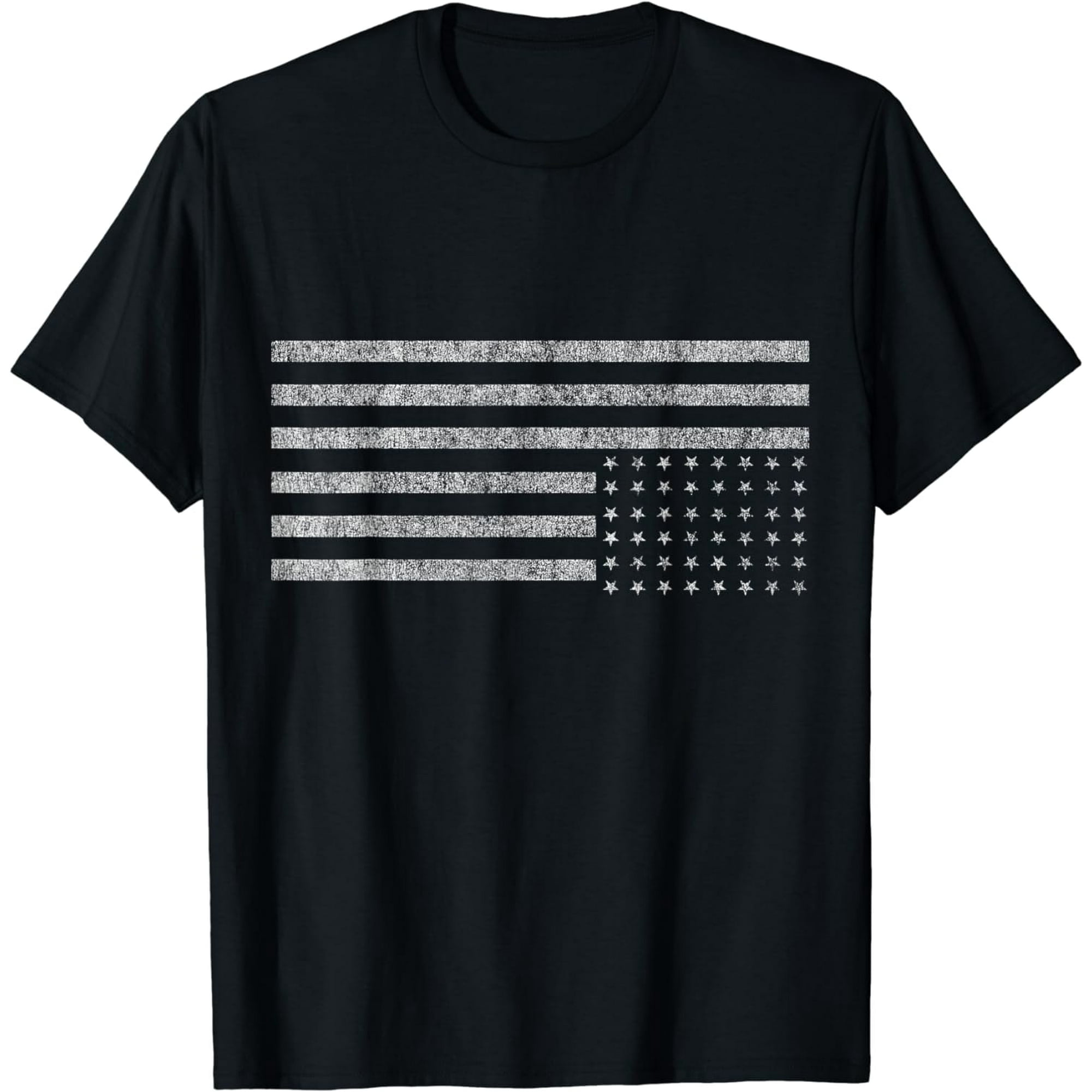 Upside Down US Flag pure cotton T-Shirt - Walmart.com