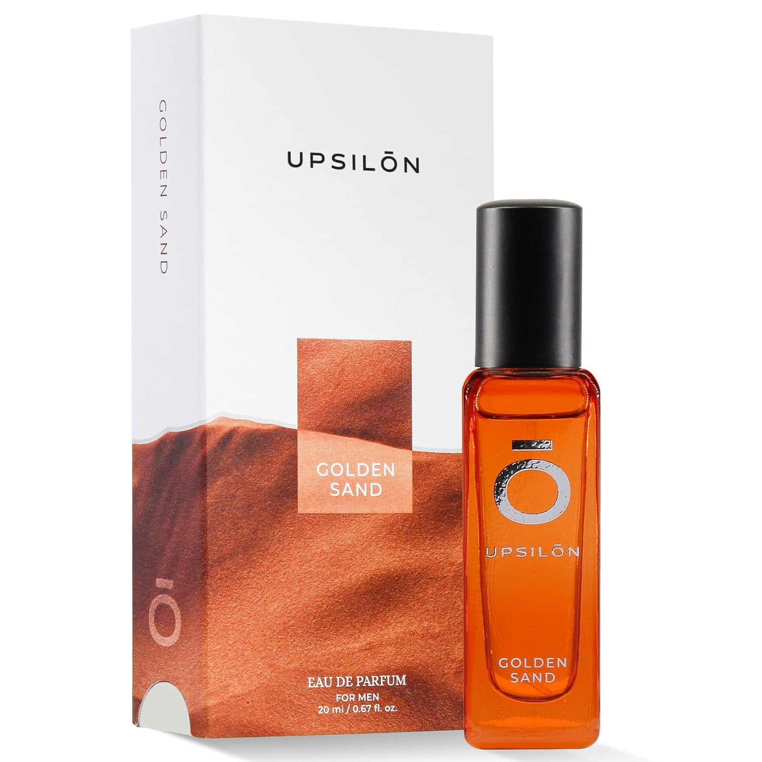 Upsilon Golden Sand Eau De Perfume For Men 20ml, 0.67 Fl.oz. | Long ...