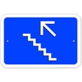 Upstairs Stairs Left Arrow Sign - Walmart.com
