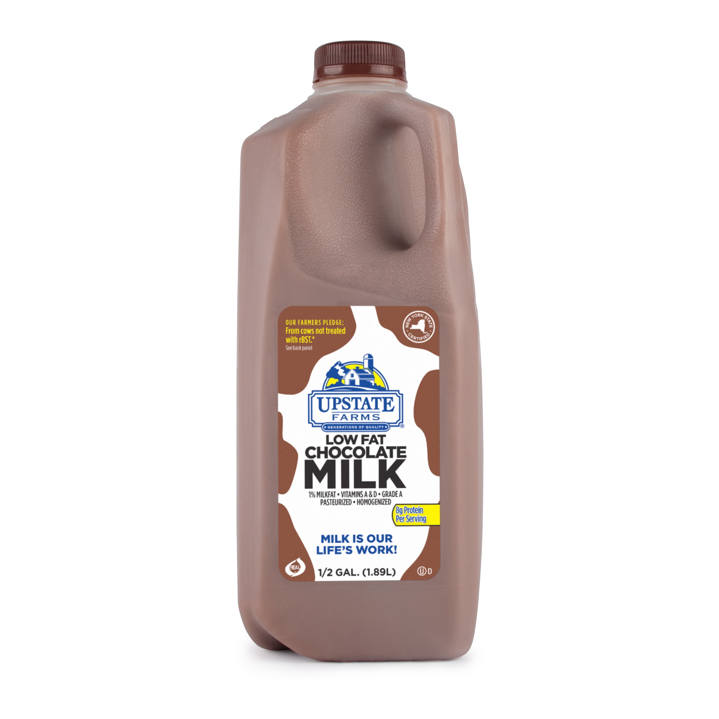 Upstate Farms Lowfat Chocolate Milk, 0.5 gallon - Walmart.com