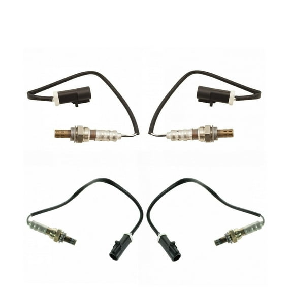 Upstream & Downstream O2 02 Oxygen Sensor Kit Set of 4 for Ford for ...