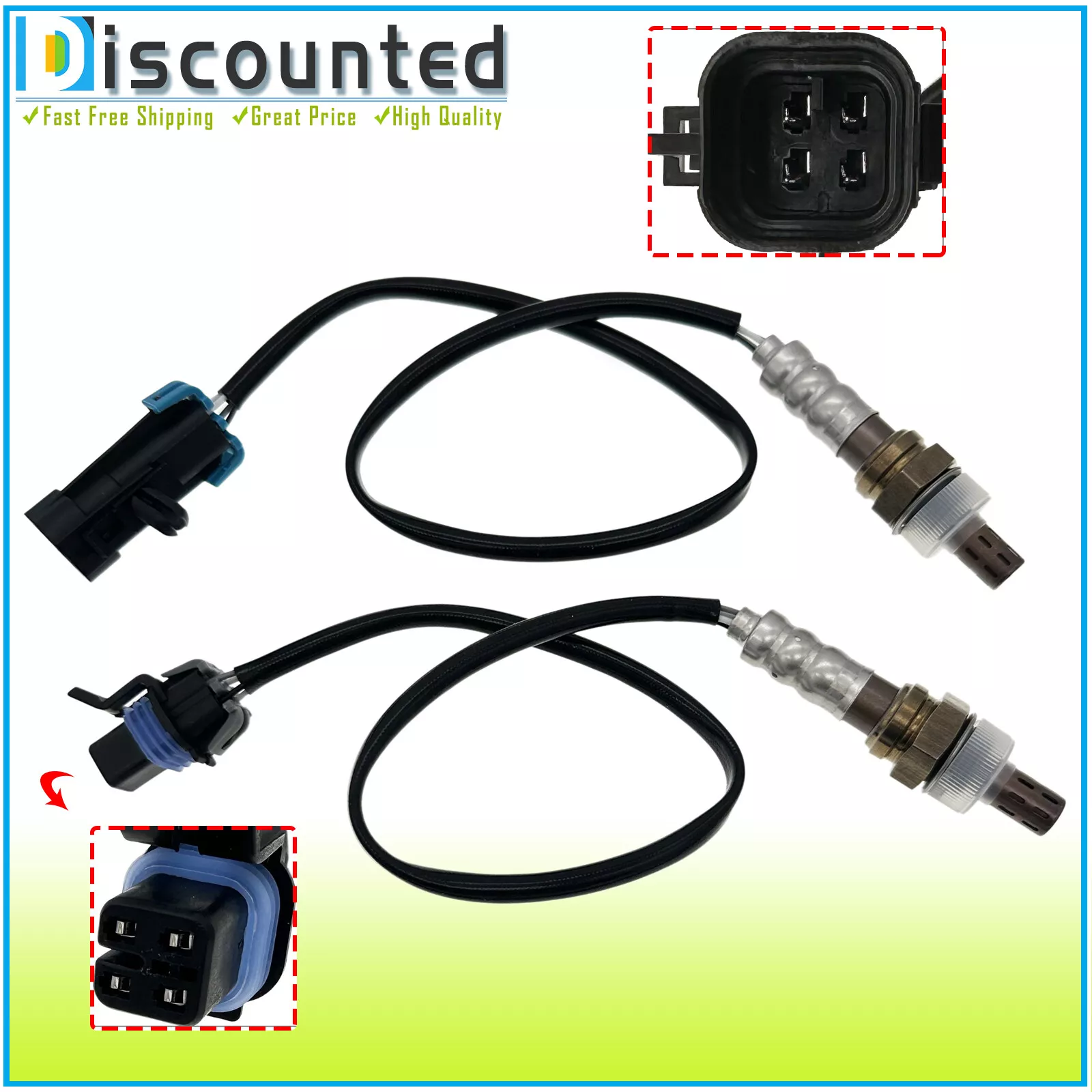 Upstream/Downstream O2 Oxygen Sensor for Chevrolet GMC Hummer Cadillac ...