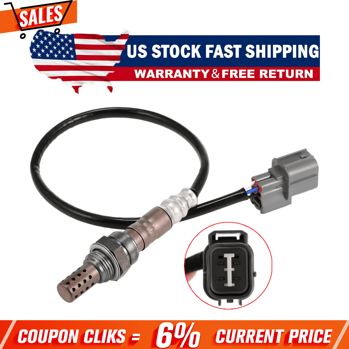 Upstream Oxygen Sensor Fit For 2001 2002 Acura MDX 2003-2004 Honda ...