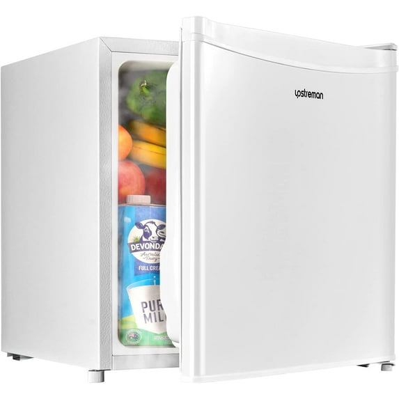 Upstreman 1.7 Cu.ft Mini Fridge with Freezer, Dorm Essentials ...