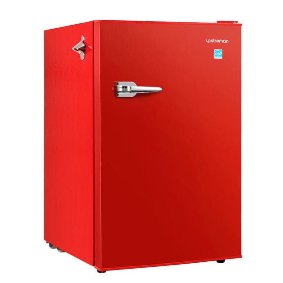 Upstreman Small 4.5 Cu Ft Retro Compact Kitchen Refrigerator with ...
