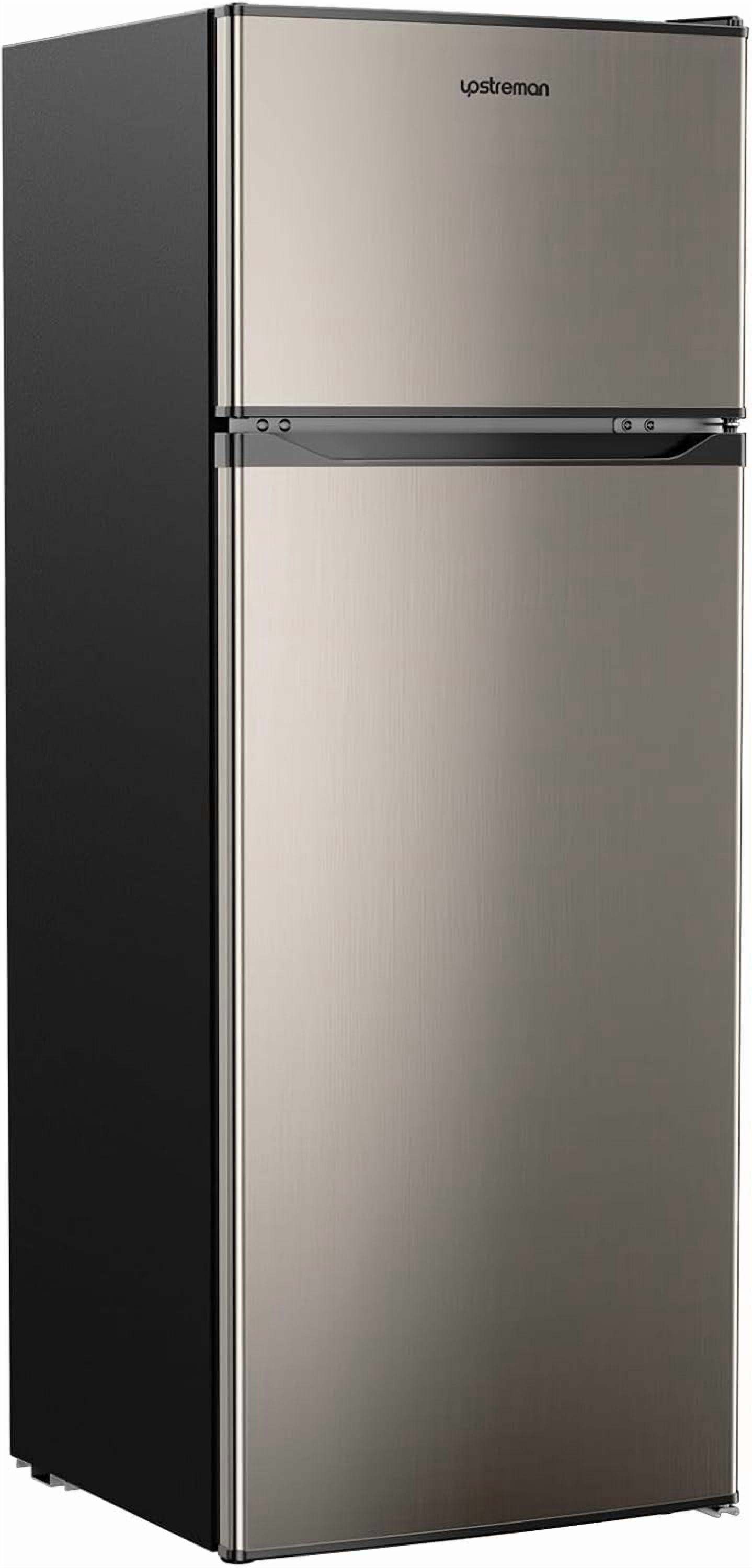 Upstreman 7.7 Cu.Ft. Refrigerator with Freezer, Double Door Fridge ...